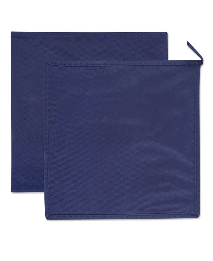 Design Imports Non-woven Polypropylene Cube Solid Square Set of 4 - Macy's