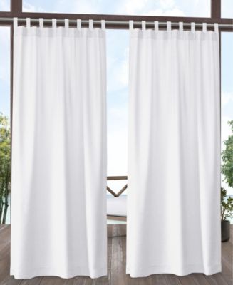 Exclusive Home Curtains Biscayne Indoor - Outdoor Two Tone Textured ...