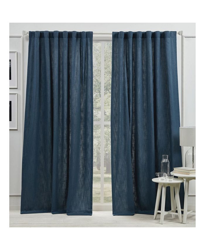 Lauren Ralph Lauren Vienna Light Filtering Back Tab Rod Pocket Curtain ...