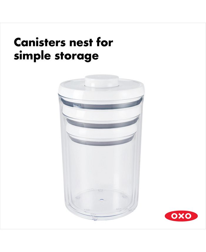 OXO Pop 3-Qt. Round Canister - Macy's