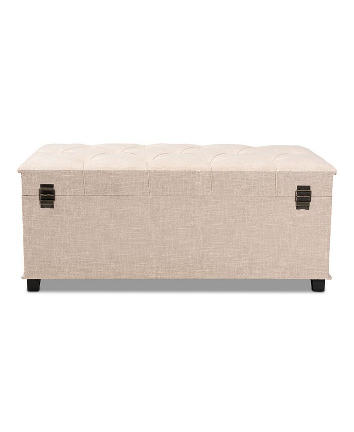 Furniture Furniture Kyra Modern and Contemporary Upholstered Storage ...