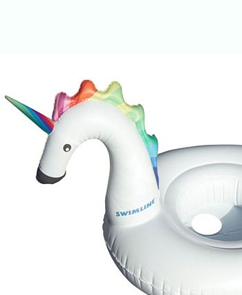 Swimline Inflatable Unicorn Baby Floating Lounger Raft Float for ...