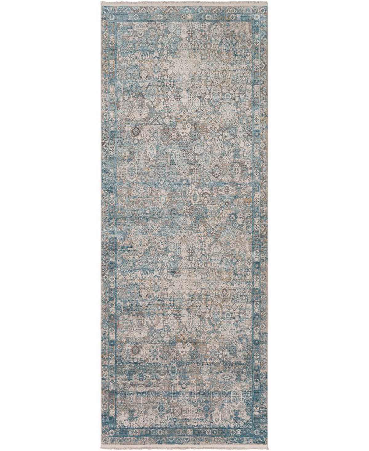 Click here for Surya Solar Sor-2314 Gray 3 x 8 Runner Area Rug -... prices