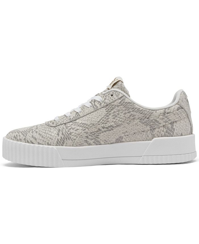 Puma Women's Carina Snake Lux Casual Sneakers from Finish Line - Macy's