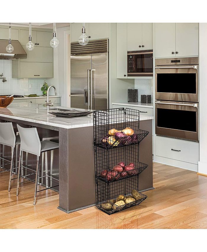 Sorbus 3 Tier Wall Mounted Storage Rack - Macy's