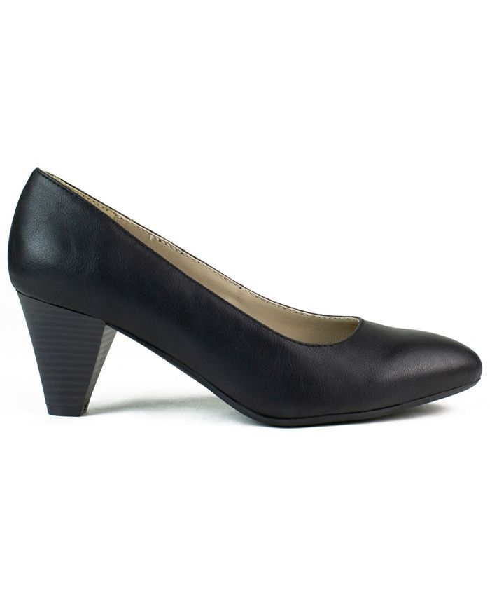 Rialto Stanford Stacked Heel Pump - Macy's