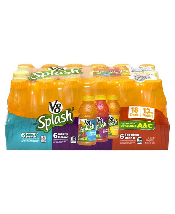 V8 Splash Juice Variety Pack, 12 oz, 18 Count & Reviews - Food ...