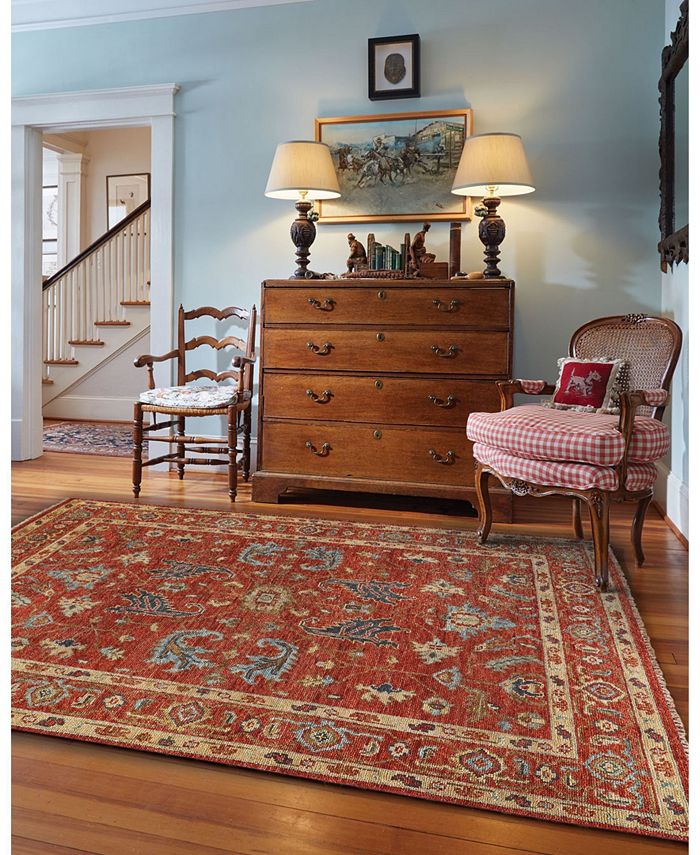 Capel Charise-Ushak 550 Cinnabar 8' x 10' Area Rug - Macy's