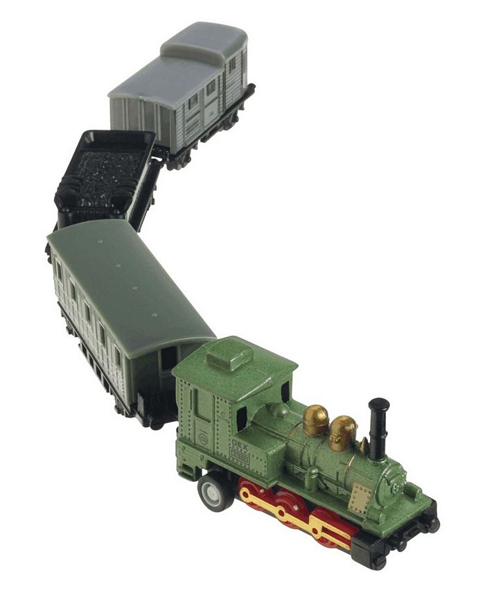 Toysmith Loco Motion Mini Pull-Back Train Set with Die-Cast Engine ...