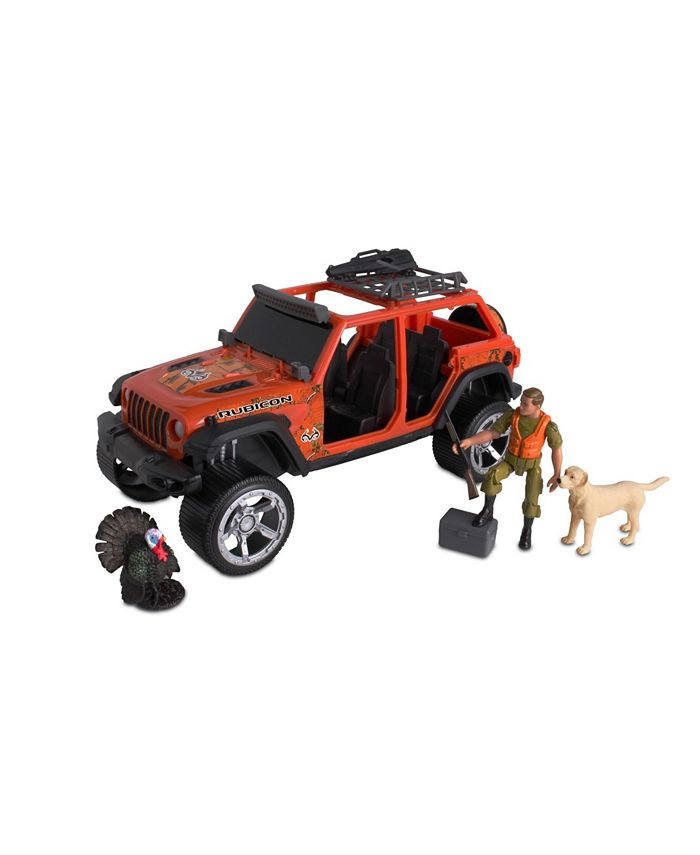 NKOK Realtree 1-18 Scale 8-Piece Jeep Wrangler Turkey Hunting Playset ...