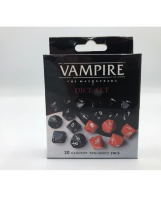 Modiphius Vampire- The Masquerade Dice Set 20 Custom 10-Sided Dice - Macy's