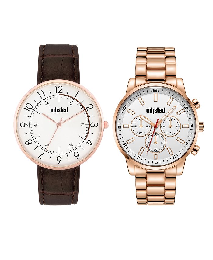 Unlisted Kenneth Cole Classic Watch Set, 44MM - Macy's