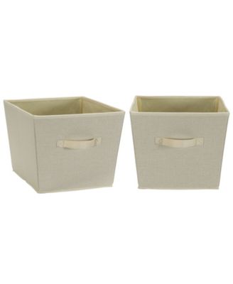 Household Essential Medium Storage Bins with Handles 2 Pack - Macy's