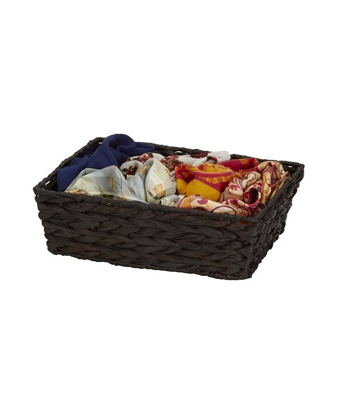 Household Essentials Wicker Storage Baskets, Set of 4 - Macy's