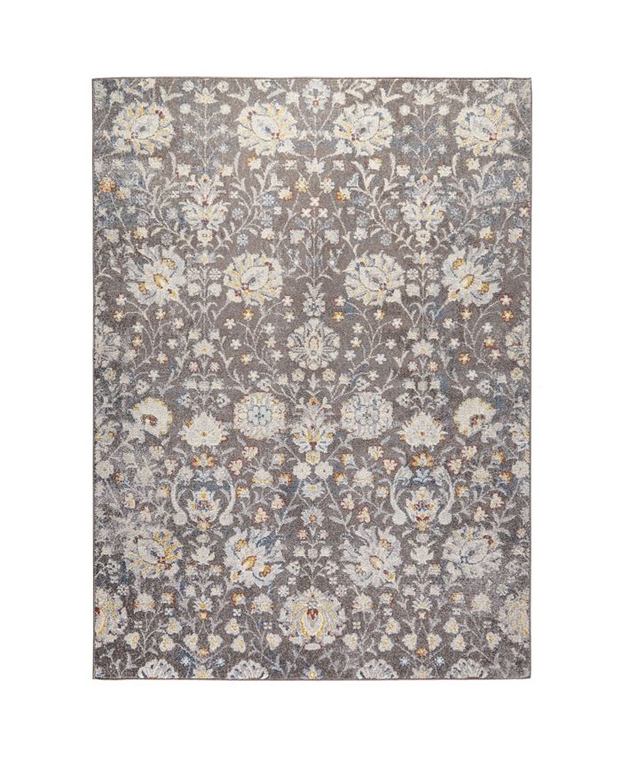 Global Rug Designs Barnes Bar02 Brown 7'10" x 10'2" Area Rug - Macy's
