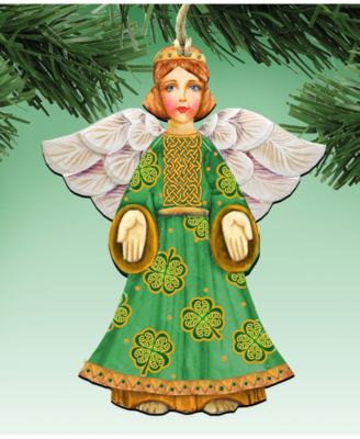 Designocracy Nativity Angel Christmas Decor, Set of 2 - Macy's