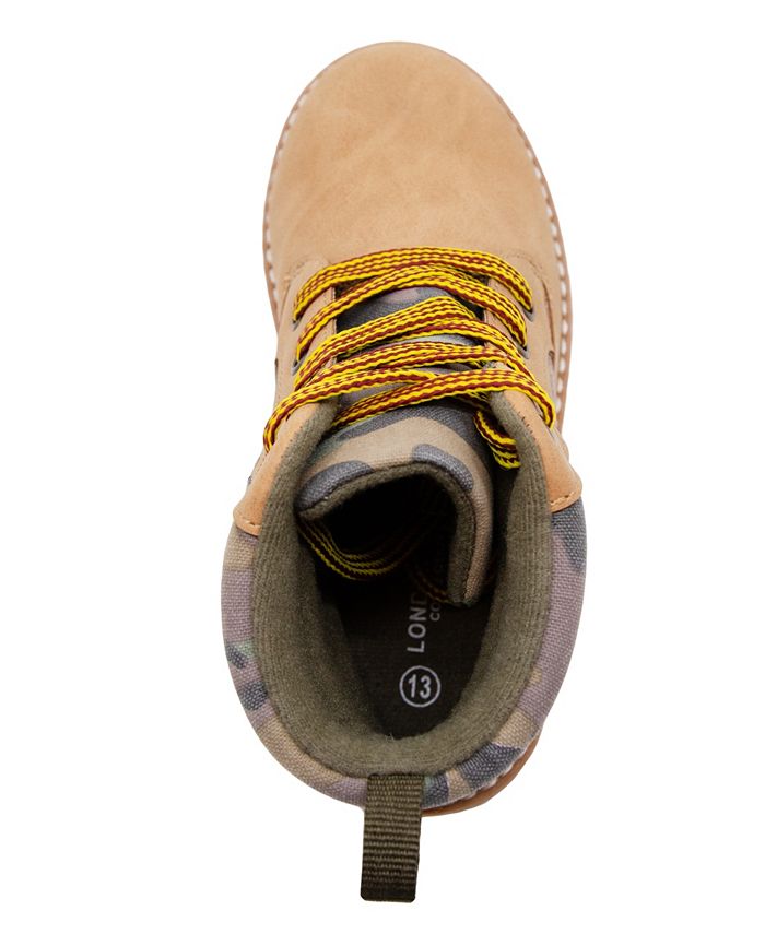 London Fog Little Boys Camo Work Boot - Macy's