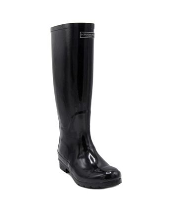 London Fog Women's Thames Knee-High Rain Boot - Macy's