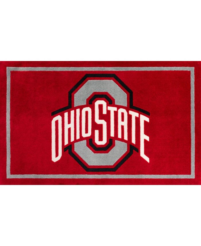 Luxury Sports Rugs Ohio State Coloh Red 3'2" x 5'1" Area Rug - Macy's