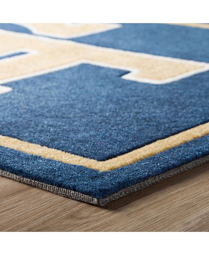 Luxury Sports Rugs Georgia Tech Colgt Navy 3'2" x 5'1" Area Rug - Macy's