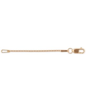 Box Link 2" Chain Extender in Gold-Filled - Macy's