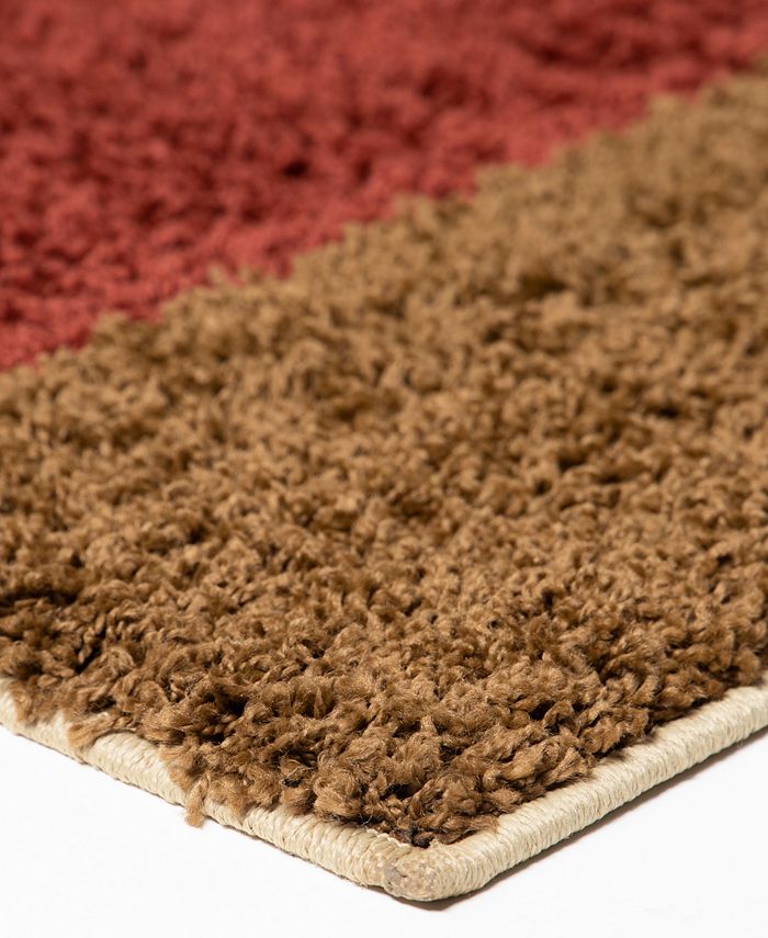 Edgewater Living Reacation Shag Brigim Copper 7'10" x 10'10" Area Rug ...