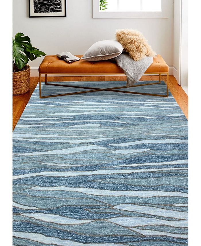 BB Rugs Downtown Tud-02 Blue 8'6" x 11'6" Area Rug - Macy's