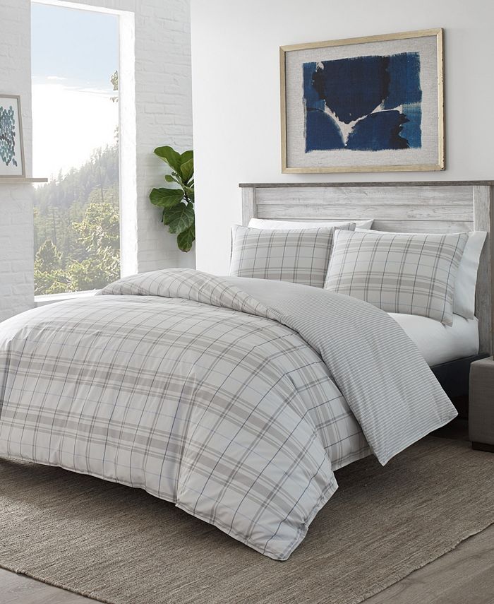 Eddie Bauer Grays Harbor Plaid King Comforter Set - Macy's
