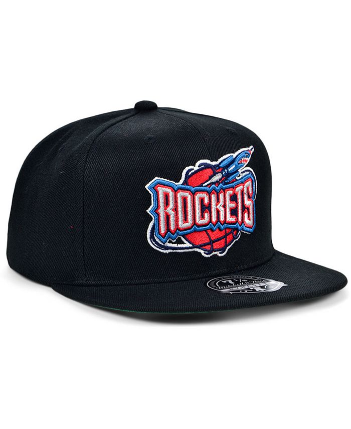 Mitchell & Ness Houston Rockets Team Ground Fitted Cap - Macy's