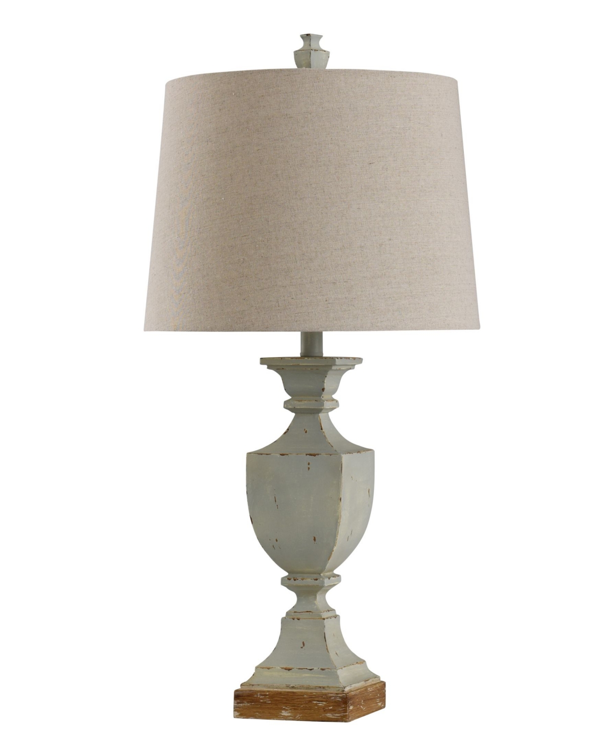 Click here for StyleCraft Poly Table Lamp - Blue prices