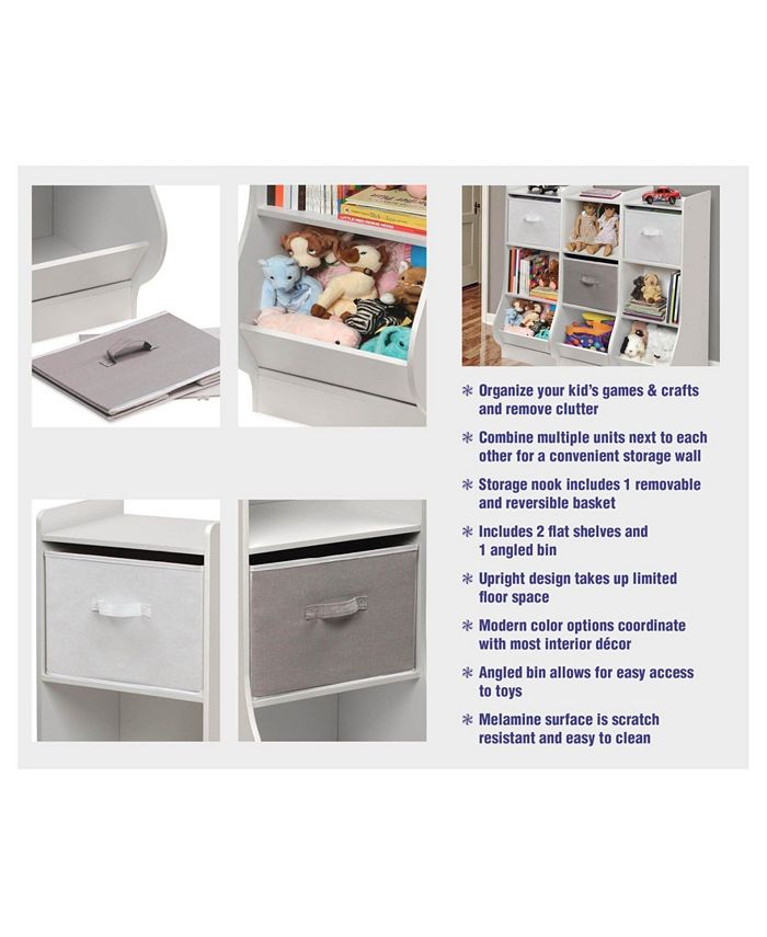 Badger Basket Upright Storage Nook with Reversible Basket - Macy's