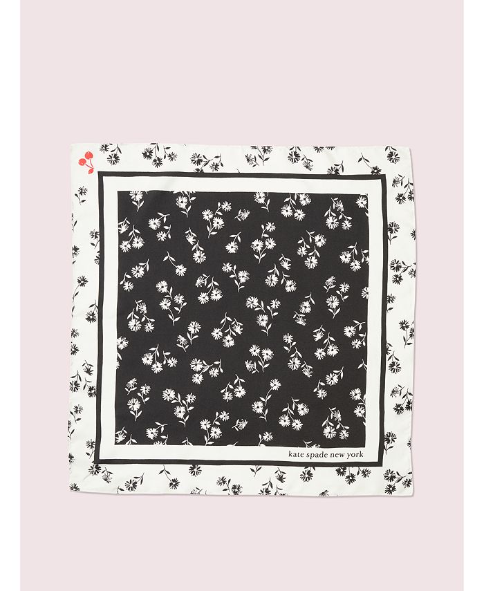 kate spade new york Dandelion Floral Silk Bandana - Macy's
