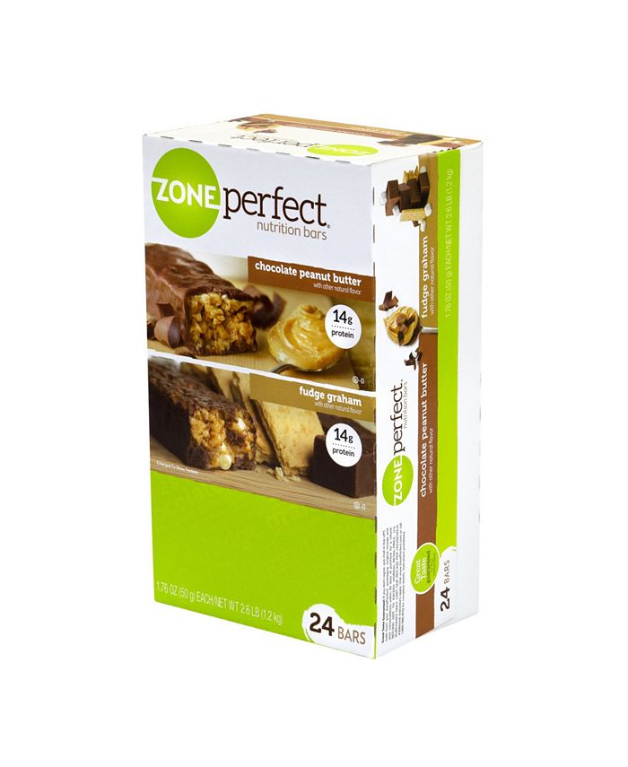 Zone Perfect Zoneperfect Nutrition Bars Chocolate Peanut Butter Fudge ...