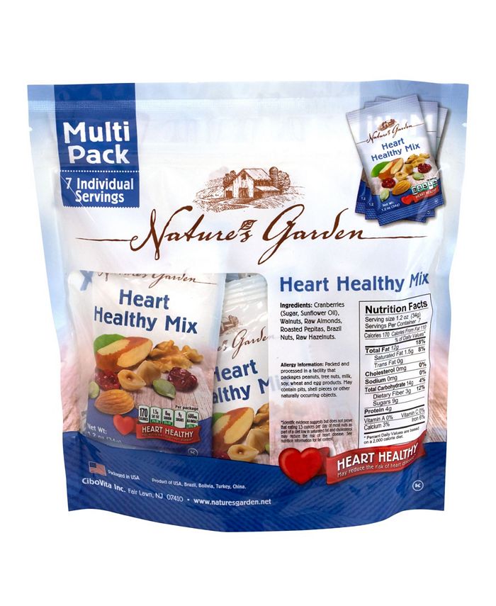 Nature's Garden Healthy Heart Mix, 1.2 oz, 7 Count, 6 Pack & Reviews ...
