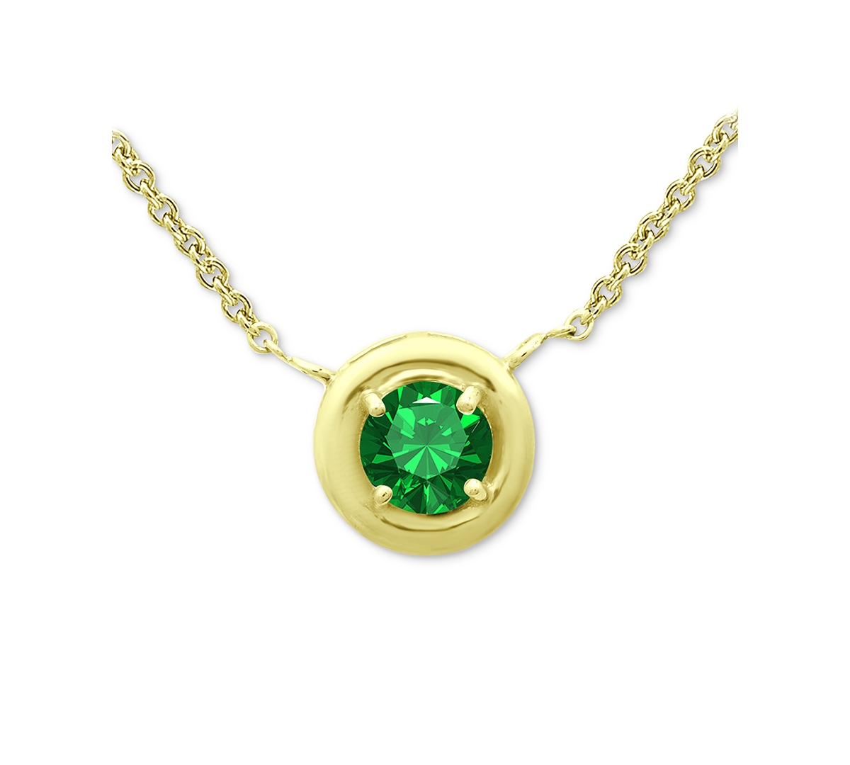 Click here for Giani Bernini Green Cubic Zirconia Framed 16 Penda... prices