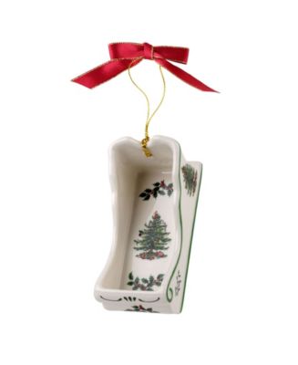 Spode Sleigh Ornament - Macy's