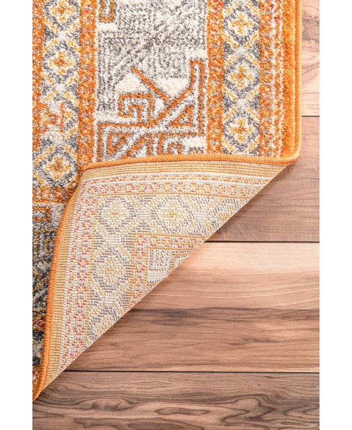 nuLoom Marisela RZBD48B Yellow 5' x 7'5" Area Rug - Macy's