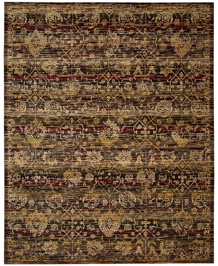 Nourison Home CLOSEOUT! Rhapsody RH007 Ebony 5'6" x 8' Area Rug - Macy's