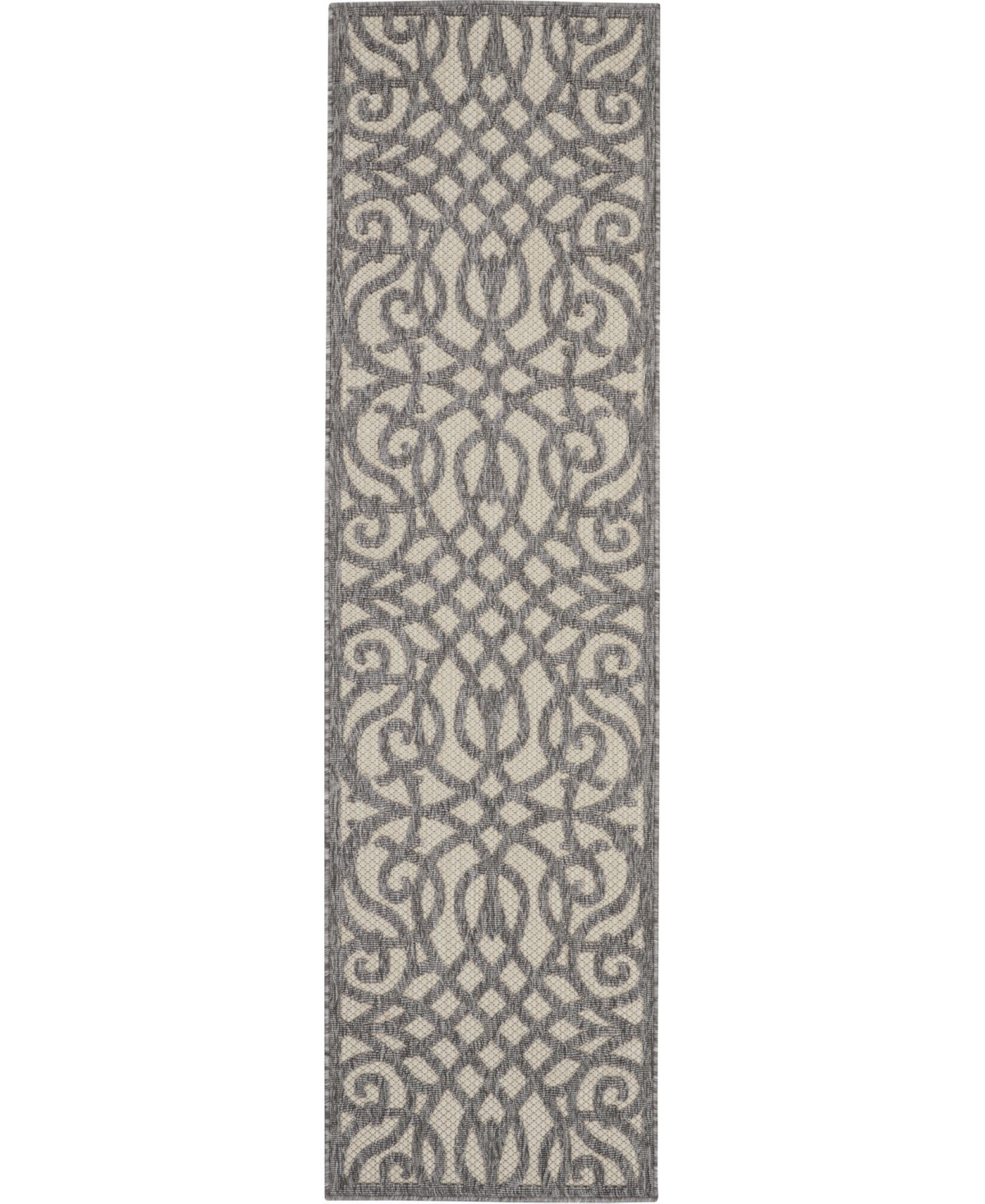 Click here for Nourison Home Cozumel CZM04 Cream and Gray 22 x 76... prices