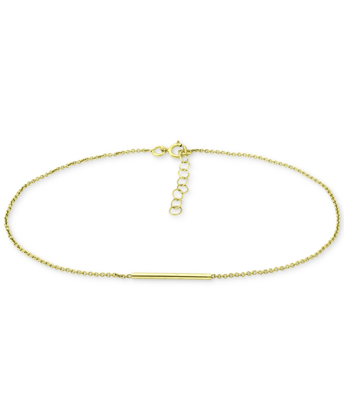 Click here for Giani Bernini Polished Bar Ankle Bracelet in 18k G... prices