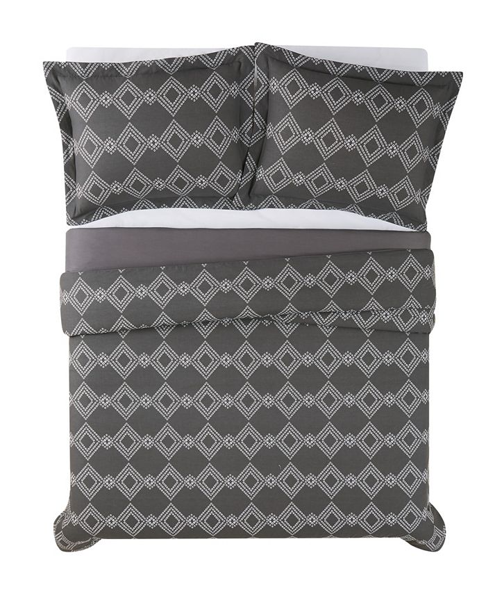 Brooklyn Loom Nina 3 Piece Comforter Set, Full/Queen - Macy's