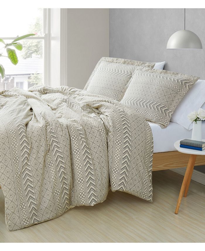 Brooklyn Loom Chase 3 Piece Duvet Cover Set, King - Macy's