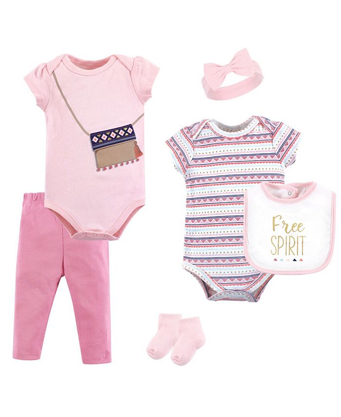 Little Treasure Clothing Set, 6 Piece Set - Macy's