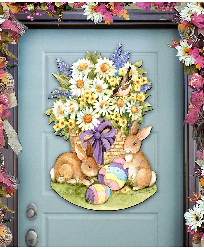 Designocracy by Susan Winget Spring Bunnies Wall and Door Decor - Macy's