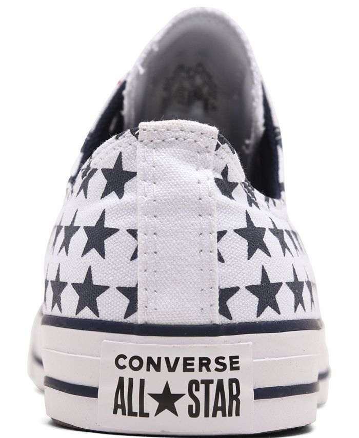 Converse Men's Chuck Taylor All Star Stars and Stripes Low Top Casual ...
