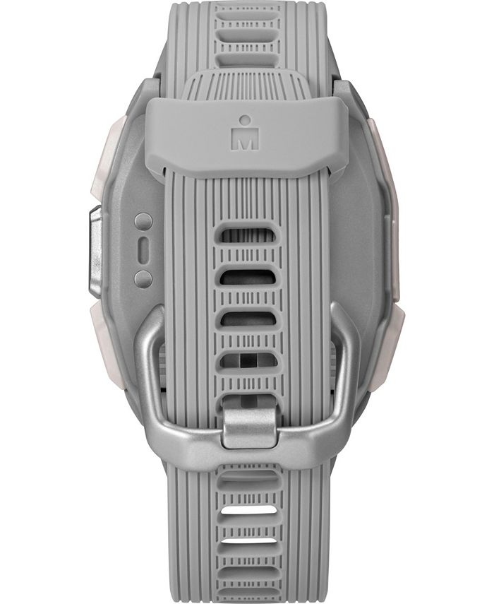 Timex Men's Ironman R300 Light Gray Silicone Strap GPS Smart Watch with ...