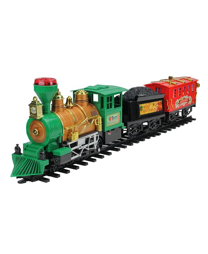 Northlight 19-Piece and Battery Operated Christmas Express Train Set ...