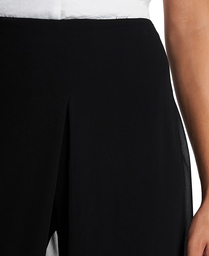 MSK Chiffon Overlay Pants - Macy's
