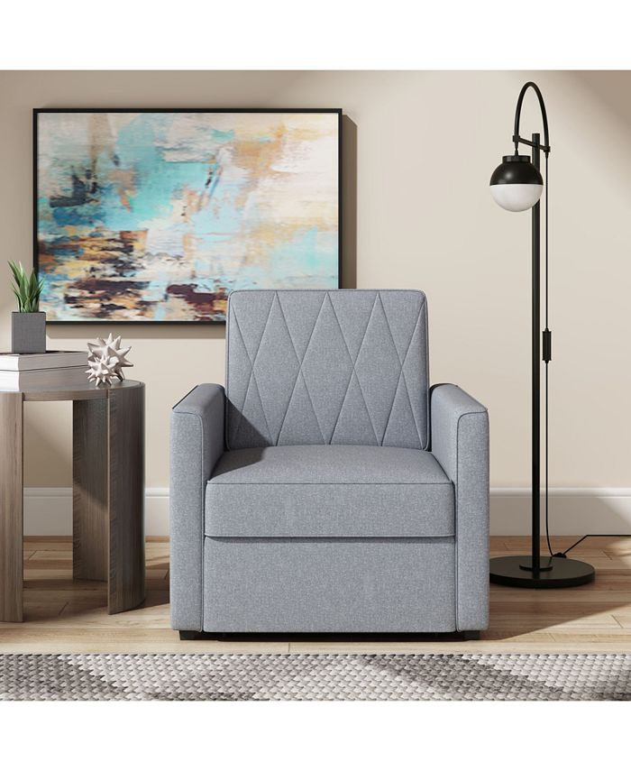 Gold Sparrow Riverside Convertible Arm Chair Bed - Macy's