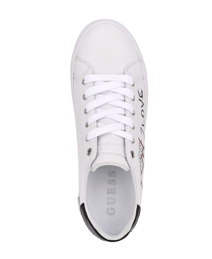 GUESS Women's Pathin Lace-Up Sneakers & Reviews - Athletic Shoes ...